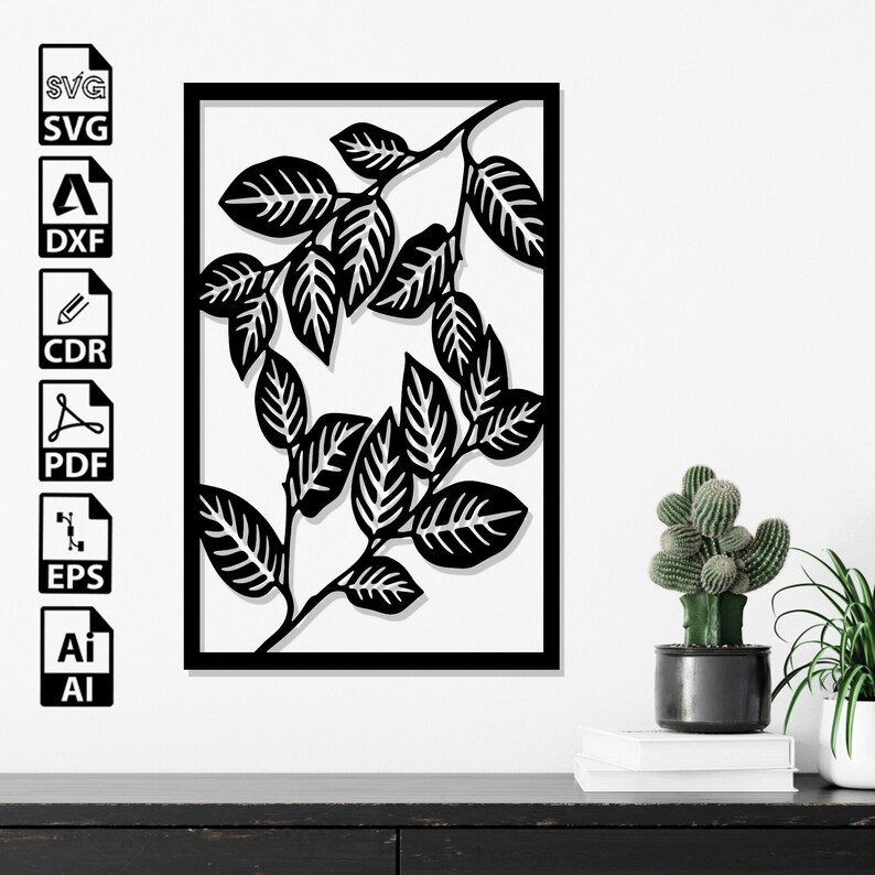 Leaf Dxf Leaves Svg Pdf Digital Download Laser Cut Cnc Cutting - Etsy