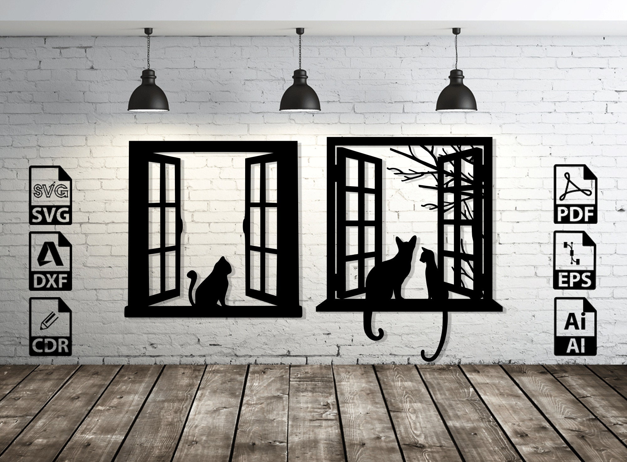 Kitten Dxf Cat Svg Pdf Digital Download Laser Cut Cnc Cutting - Etsy