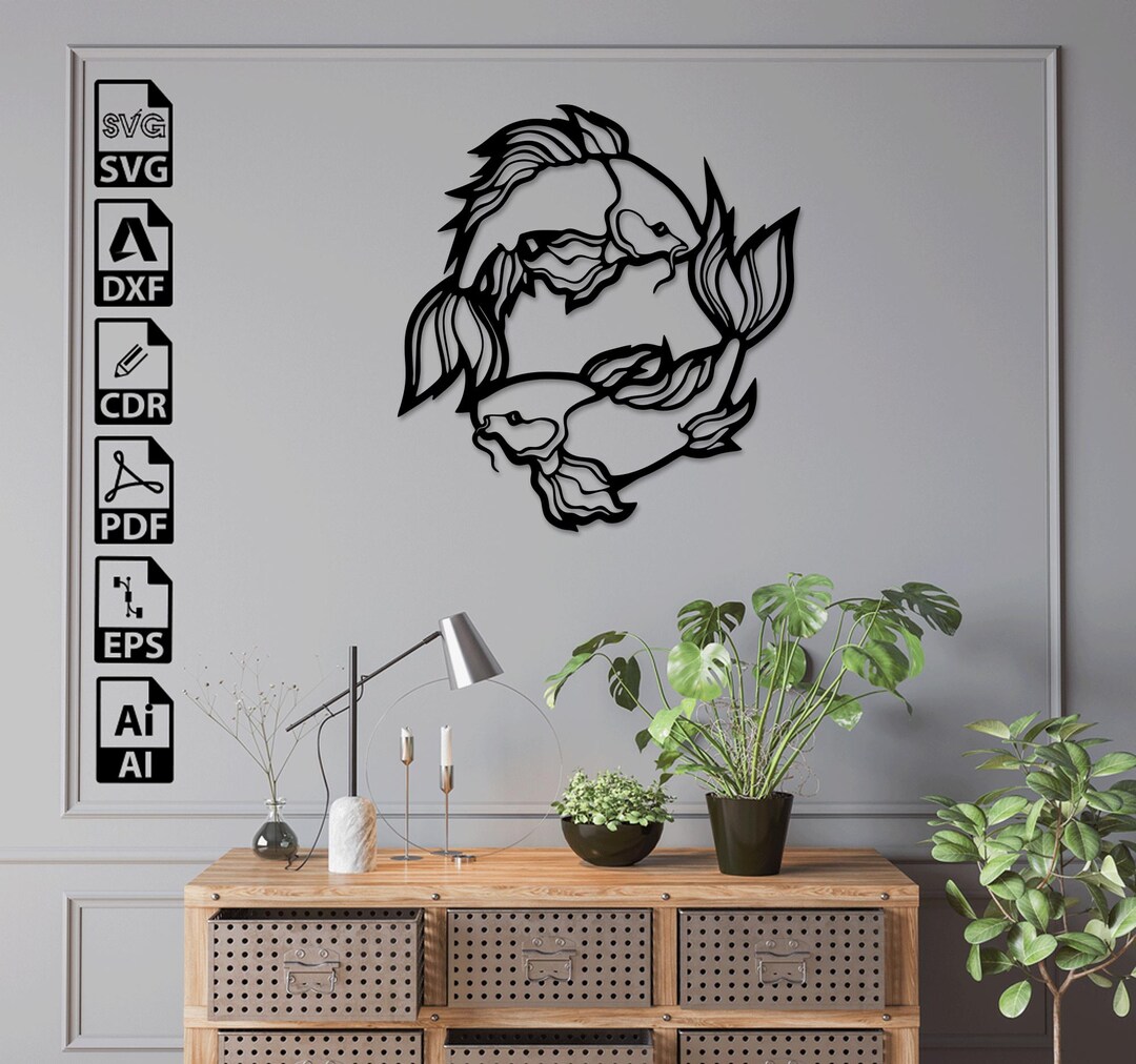Laser Cut SVG DXF Files – Cricut, CNC, Wall Art, Vector, Template ...