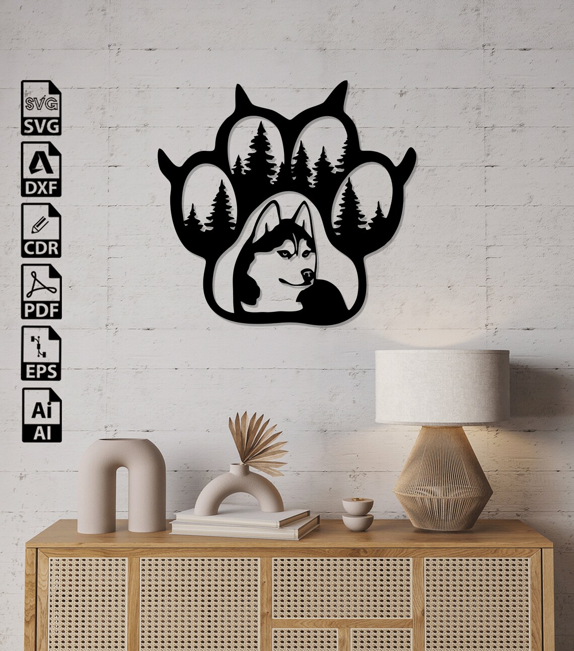 Dog Paw Dxf Paw Svg Pdf Digital Download Laser Cut Cnc Cutting - Etsy