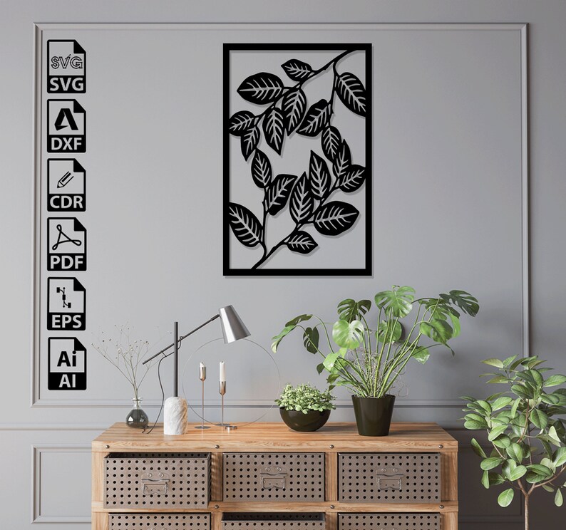 Leaf Dxf Leaves Svg Pdf Digital Download Laser Cut Cnc Cutting - Etsy