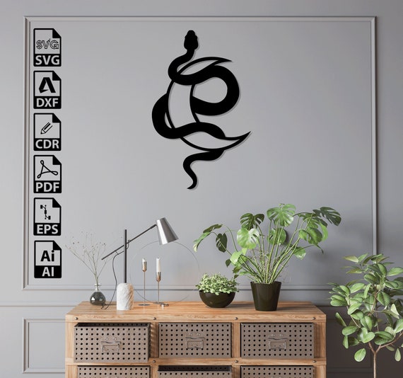 Moon Dxf Snake Svg Pdf Digital Download Laser Cut Cnc Cutting | Etsy