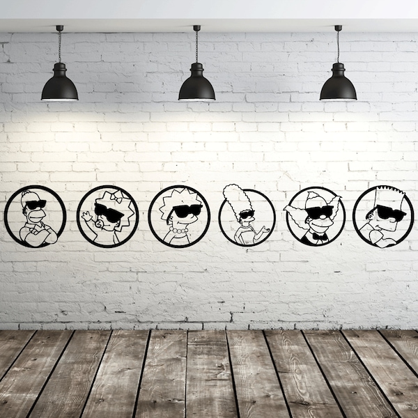 Laser Cut Simpsons - Etsy