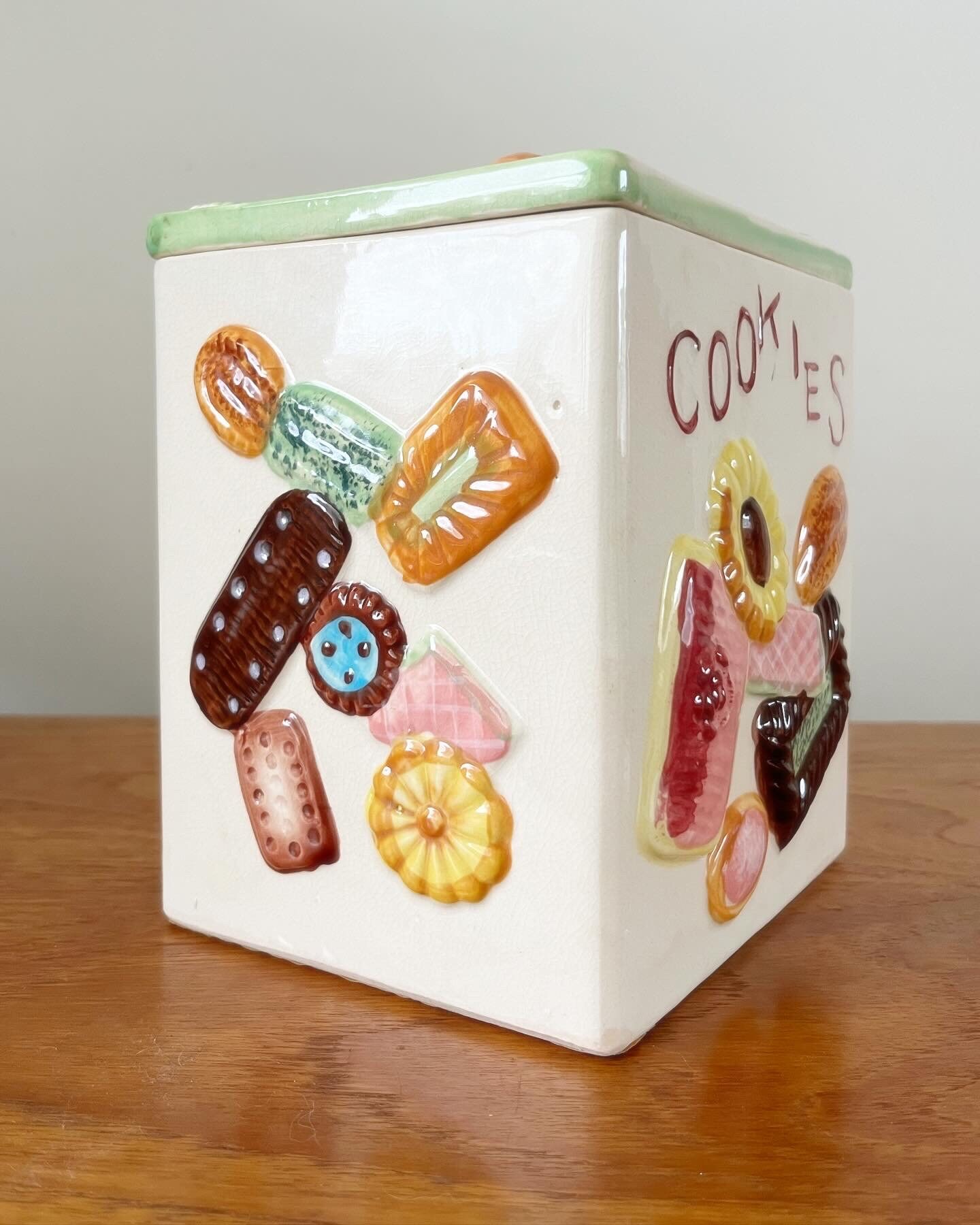 Vintage COOKIES ALL OVER 1950s Cookie Jar by the Fred Roberts Co. - Etsy