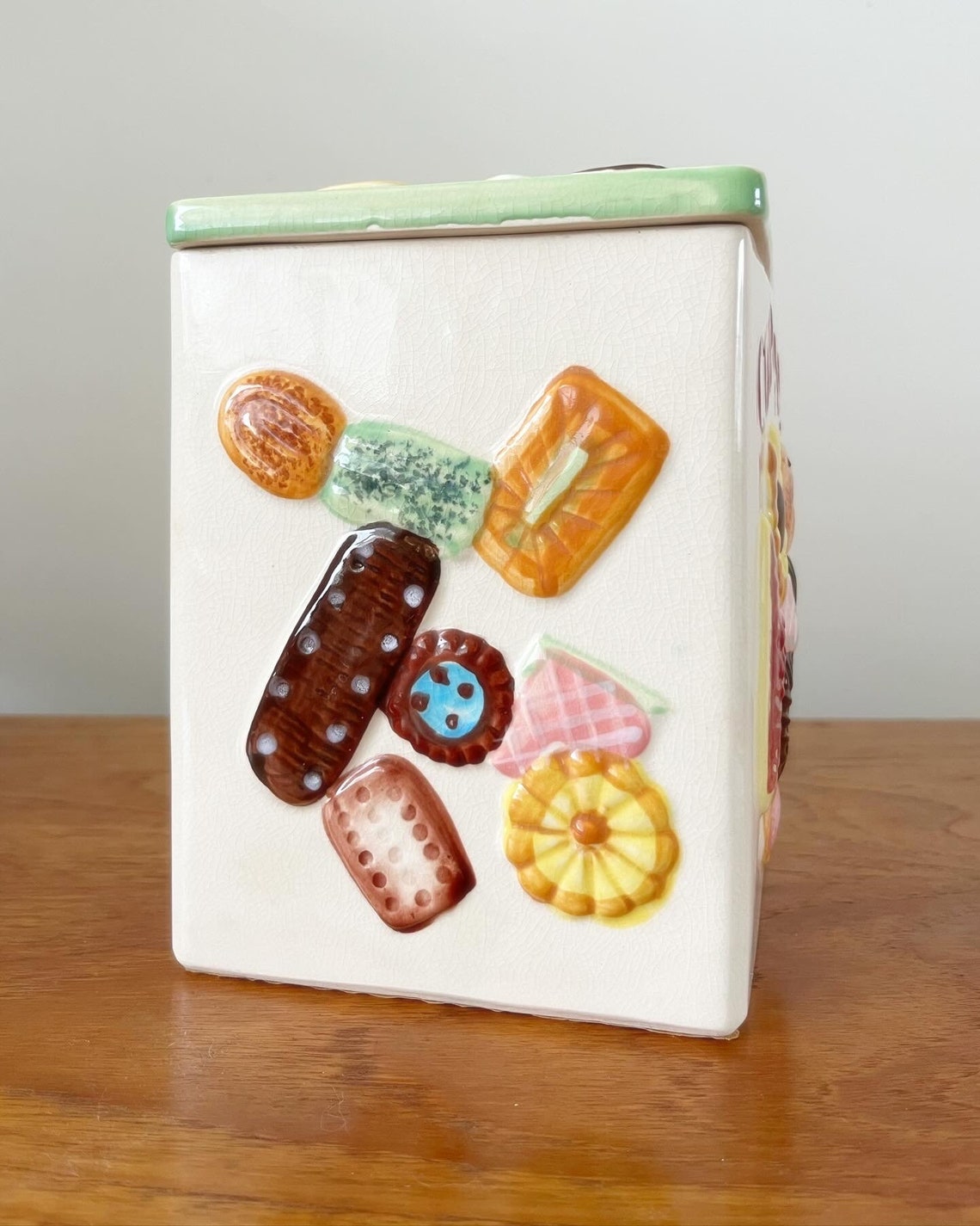 Vintage COOKIES ALL OVER 1950s Cookie Jar by the Fred Roberts Co. - Etsy