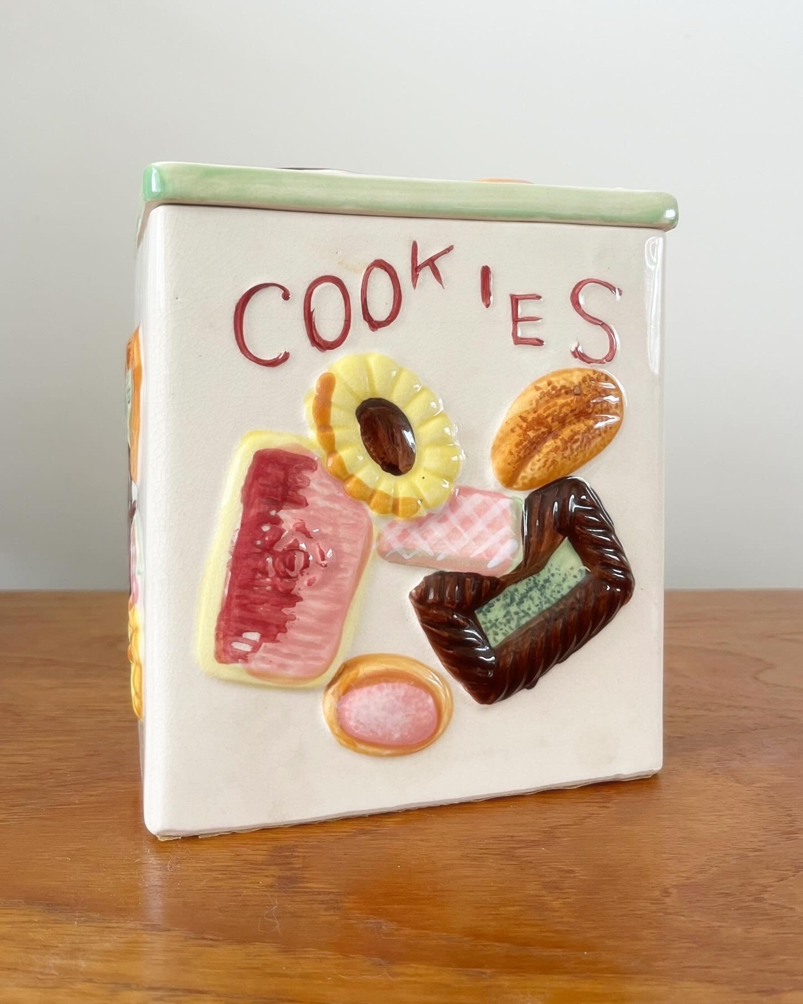 Vintage COOKIES ALL OVER 1950s Cookie Jar by the Fred Roberts Co. - Etsy