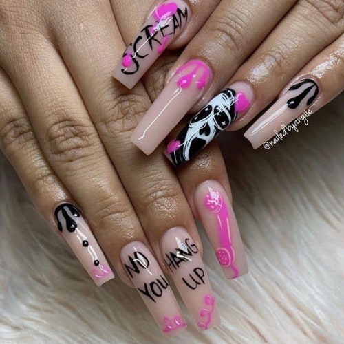 Itzy Inspired Press Ons / Kpop / Hand Made Press on Nails | Etsy