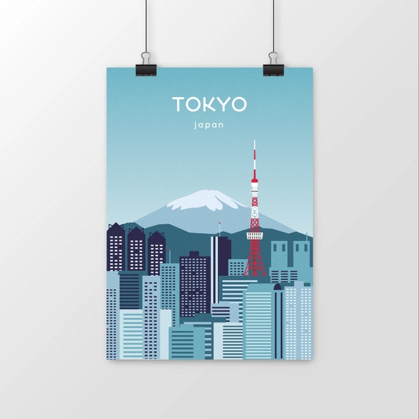 Tokyo poster - Etsy France