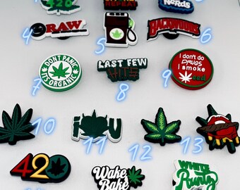 Weed Croc Charms | Etsy