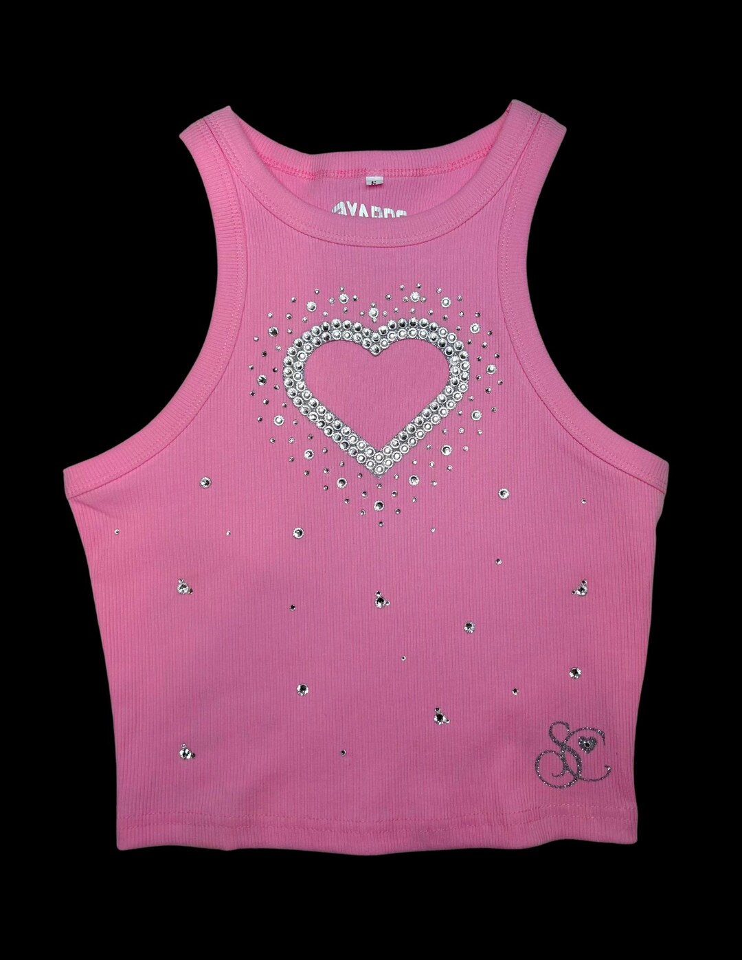 Heart Cutout Crop Tank Top - Etsy
