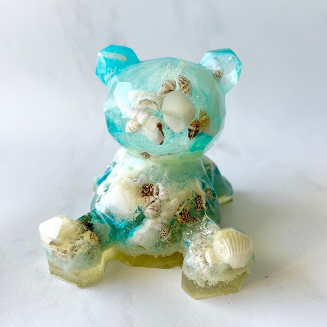 REMI / Relaxed Beach Teddy Bear / 3D Resin Teddy Bear - Etsy