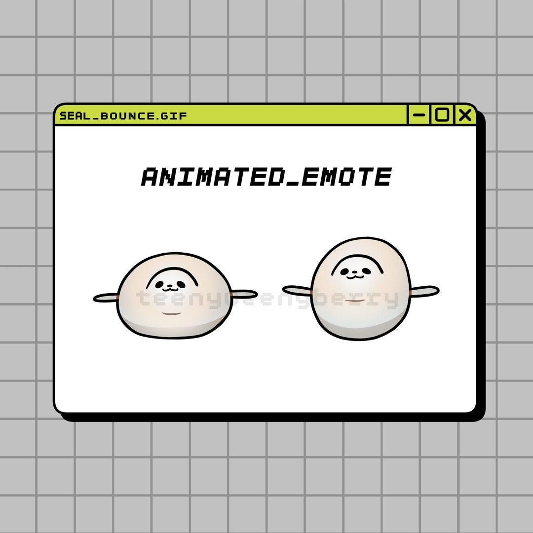 Seal Bounce Emote - Cute, Funny, Meme | Twitch, Youtube, Discord ...