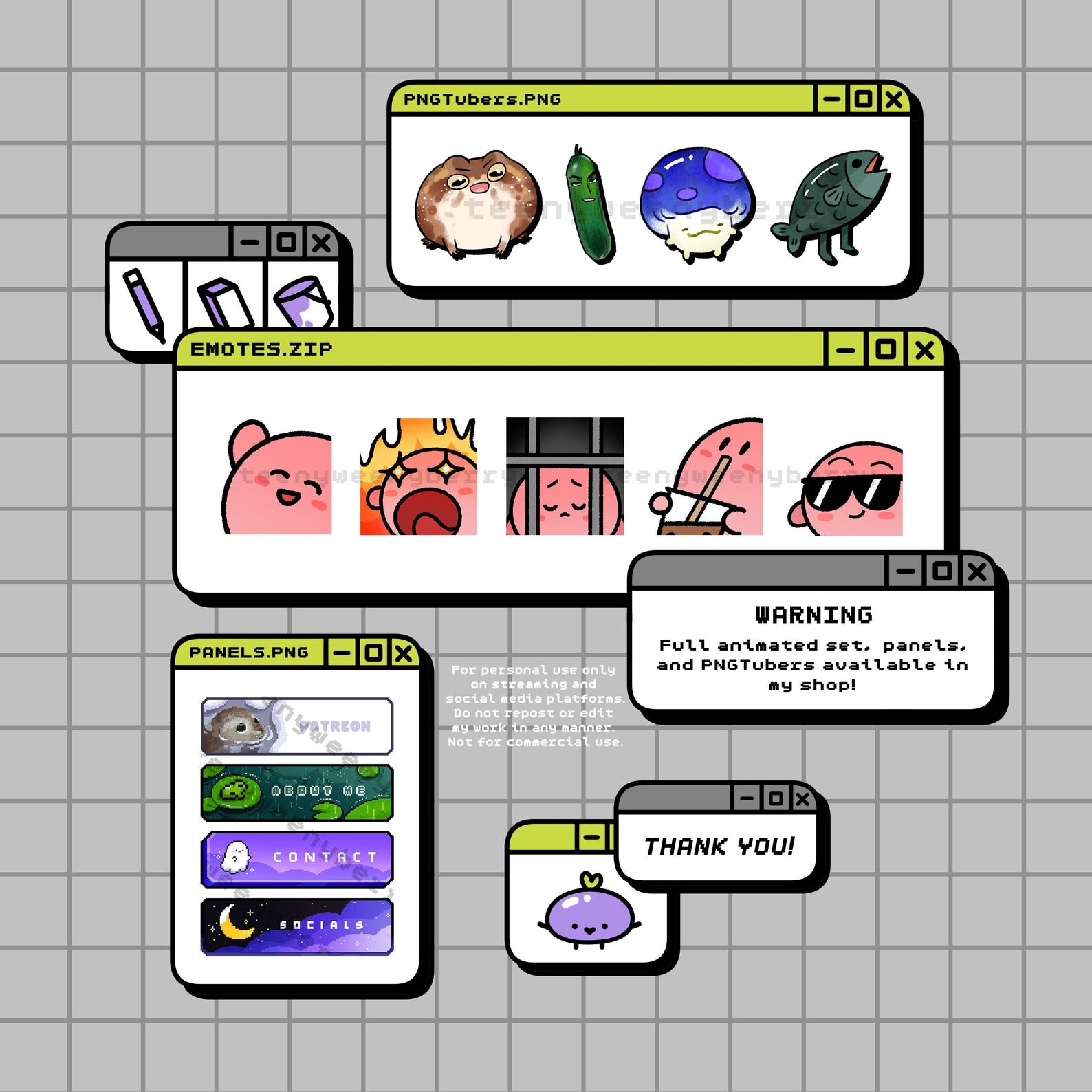 Kirby Jail Emote - Cute, Funny, Meme | Twitch, Youtube, Discord ...