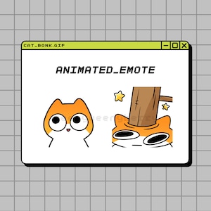 Cat Bonk Emote - Cute, Funny, Meme | Twitch, Youtube, Discord | Instant ...