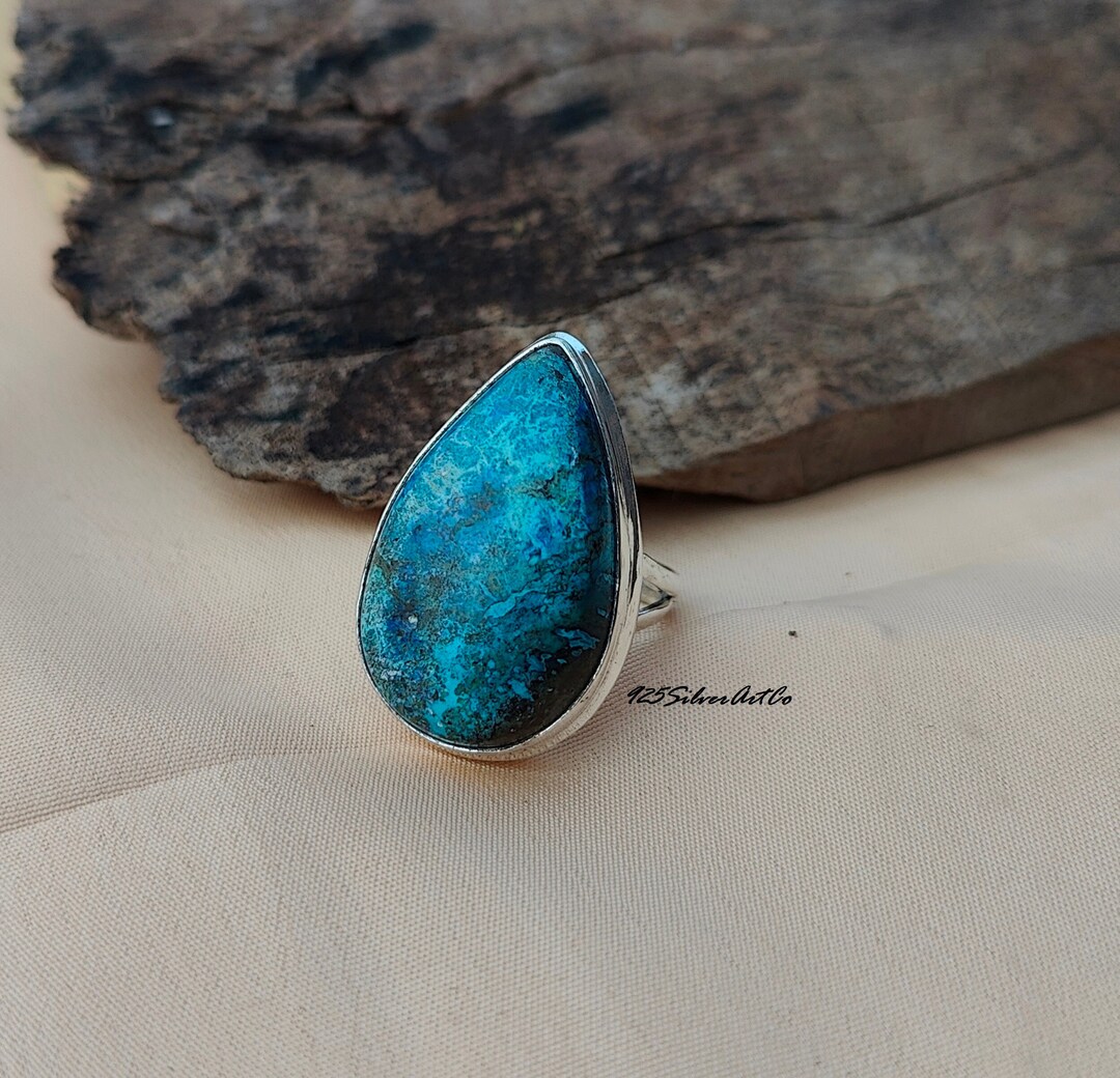 Shattuckite Ring, 925 Sterling Ring, Handmade Ring, Shattuckite Jewelry ...