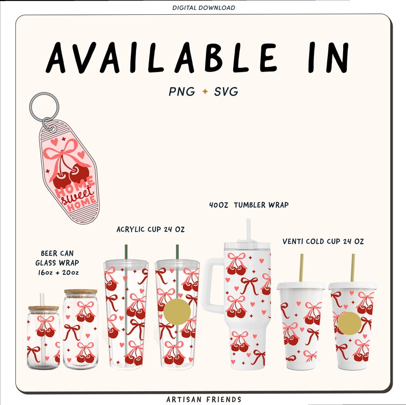 Cherry Bow clipart SVG Cerezas, Cinta, Lazo rosa, Arcos de Cereza ...