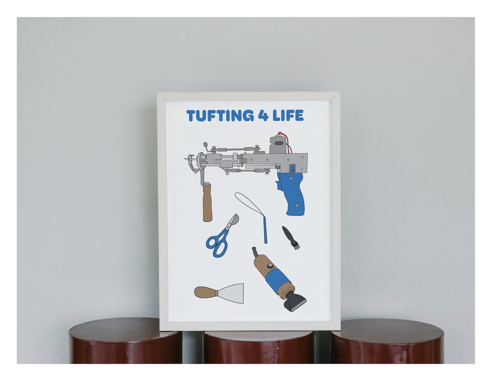 Tufting Clipart, Tufting Gear, Tufting Illustration, Tufting Comminity ...