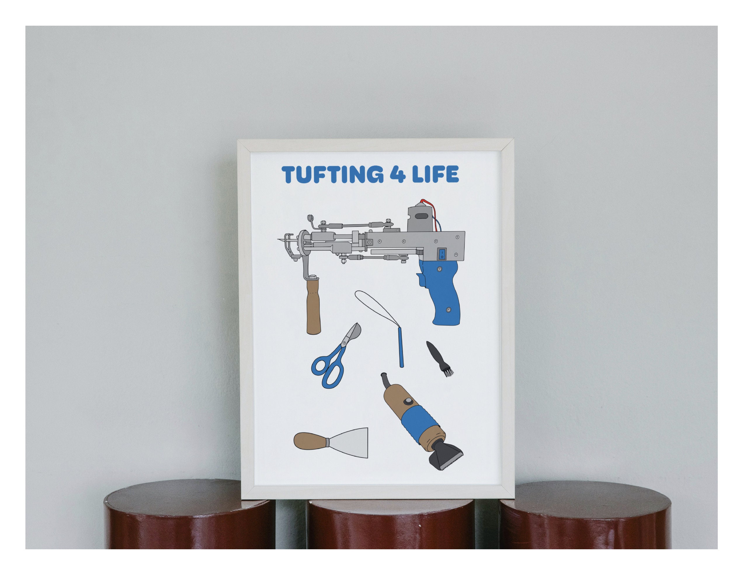 Tufting Clipart, Tufting Gear, Tufting Illustration, Tufting Comminity ...