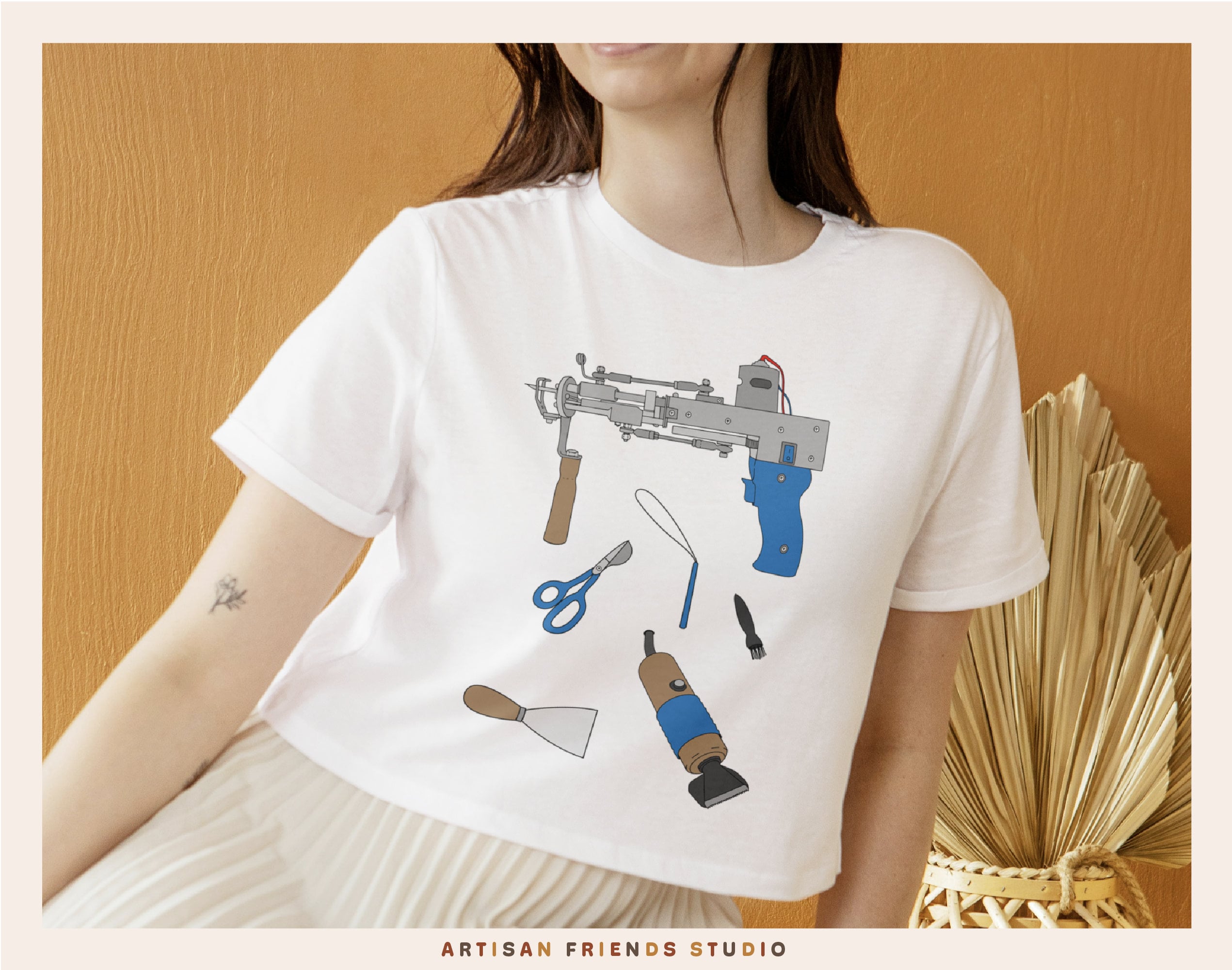 Tufting Clipart, Tufting Gear, Tufting Illustration, Tufting Comminity ...