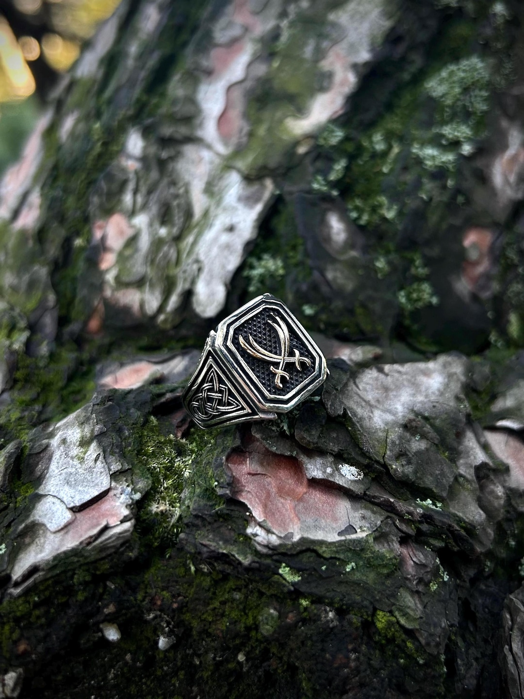 925 Silver Zulfiqar Sword Ring: Engraved Shia Signet Jewelry - Etsy