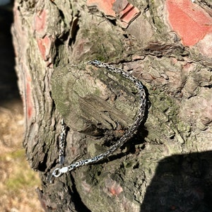 Handmade King Chain Bracelet: 925K Sterling Silver Mens Jewelry - Etsy