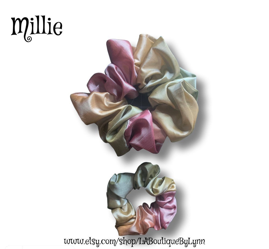 Millie Silk Mix XL Scrunchie Oversized Silk Scrunchie - Etsy