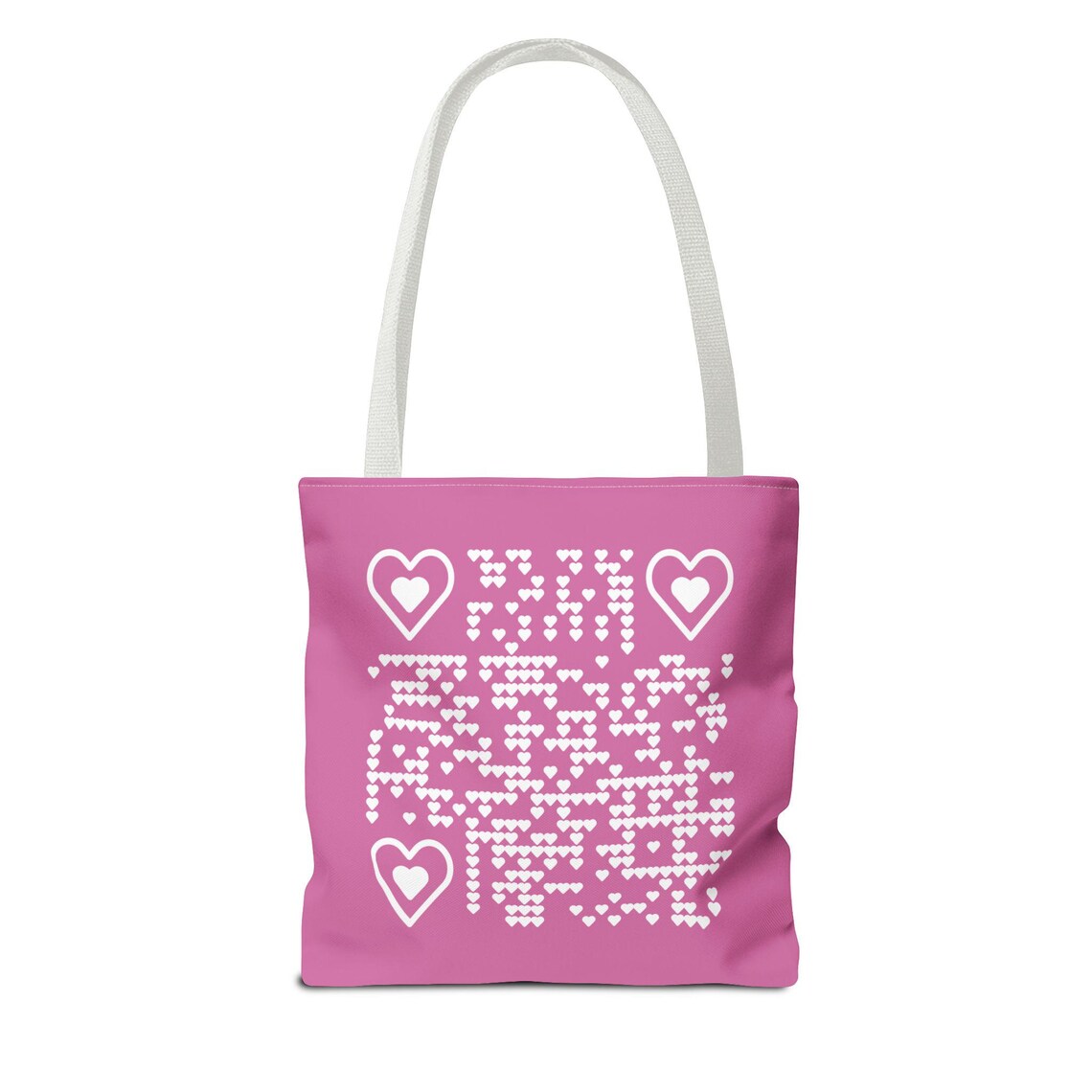 Scannable QR Code Tote Bag | Personalized Design for Shopping ...
