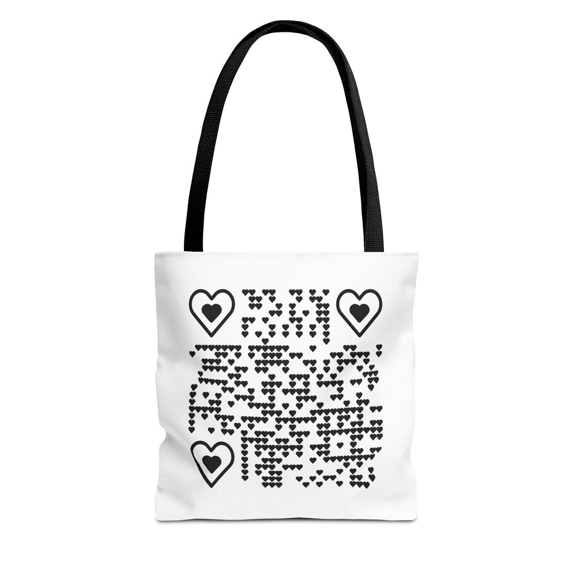 Scannable QR Code Tote Bag | Personalized Design for Shopping ...