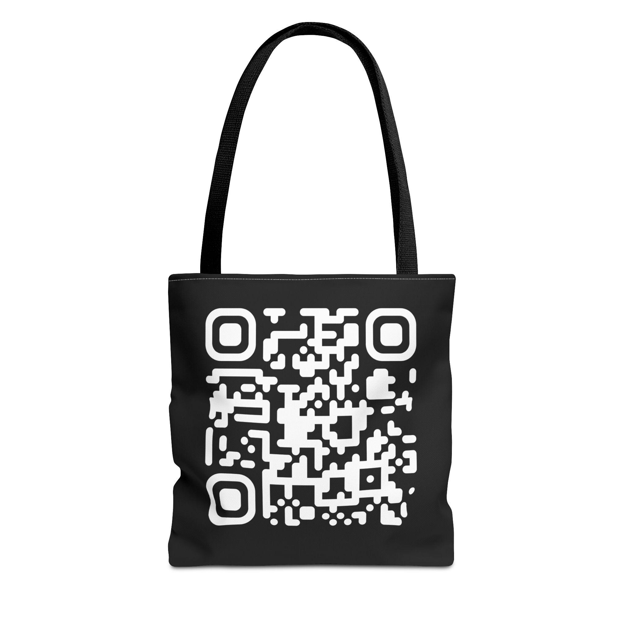 Scannable QR Code Tote Bag | Personalized Design for Shopping, Promotions, Gifts | Durable ...