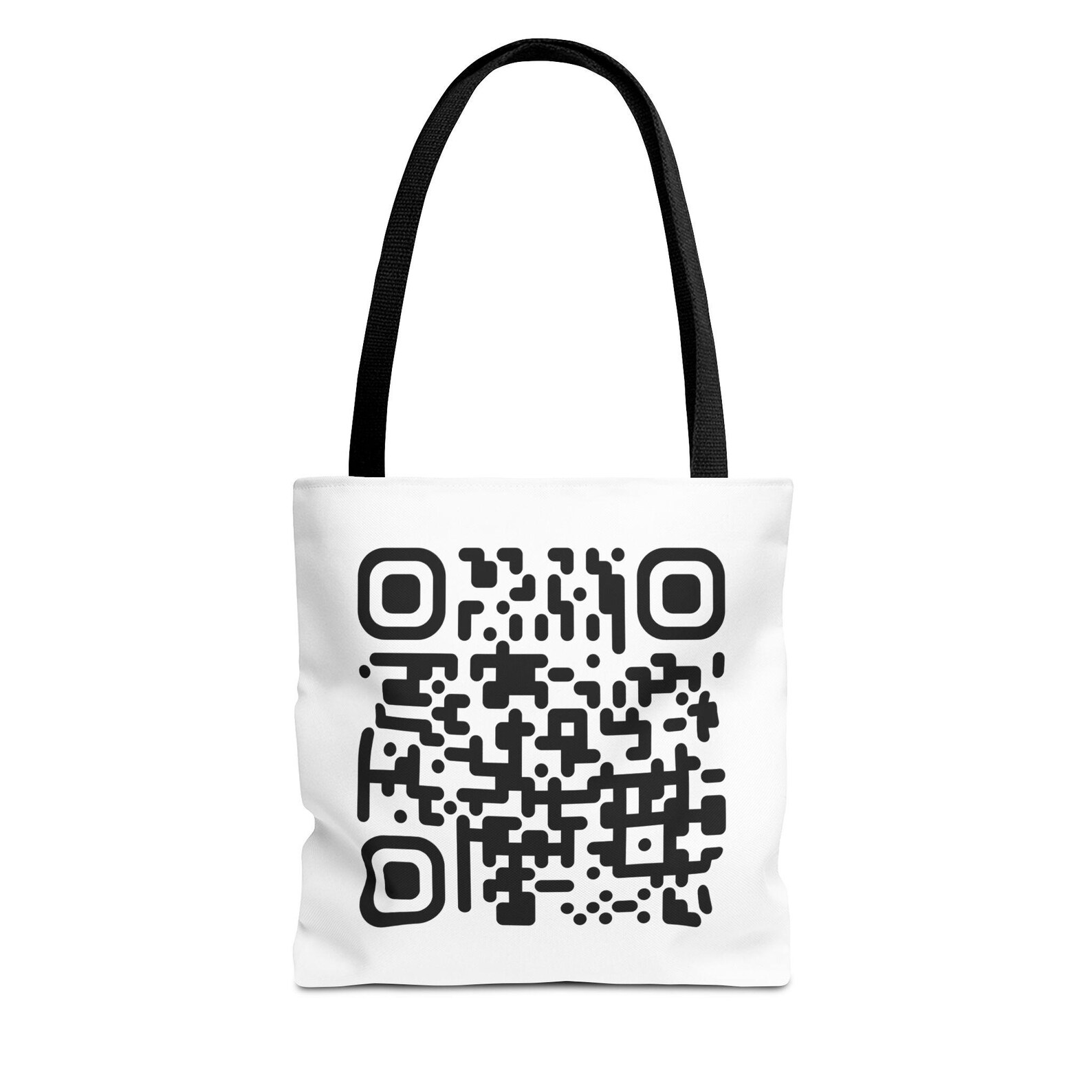 Scannable QR Code Tote Bag | Personalized Design for Shopping ...