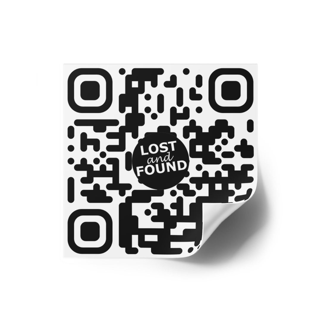 Lost and Found QR Code Sticker | Scannable Tag Links to Your Phone ...