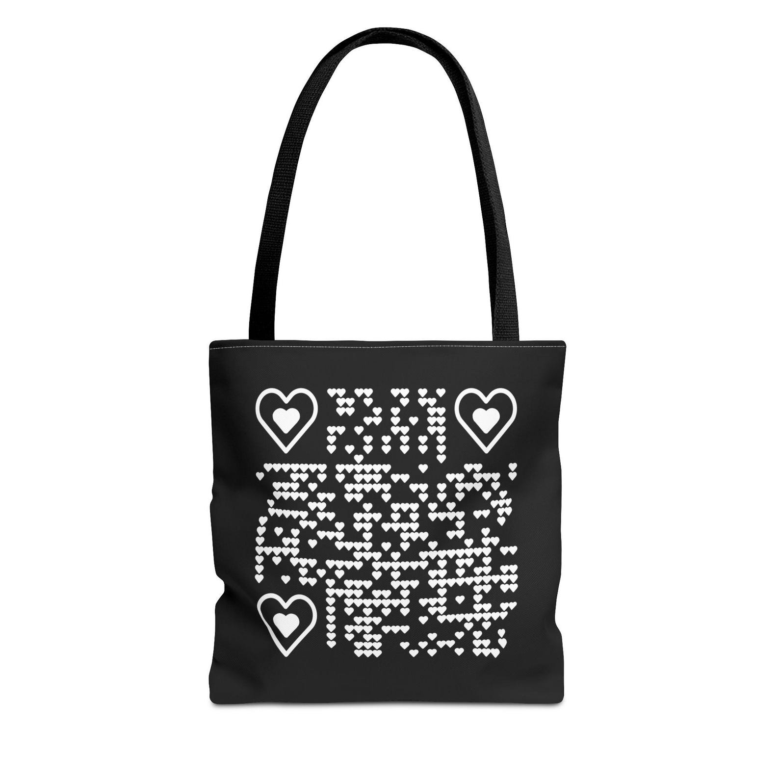 Scannable QR Code Tote Bag | Personalized Design for Shopping ...