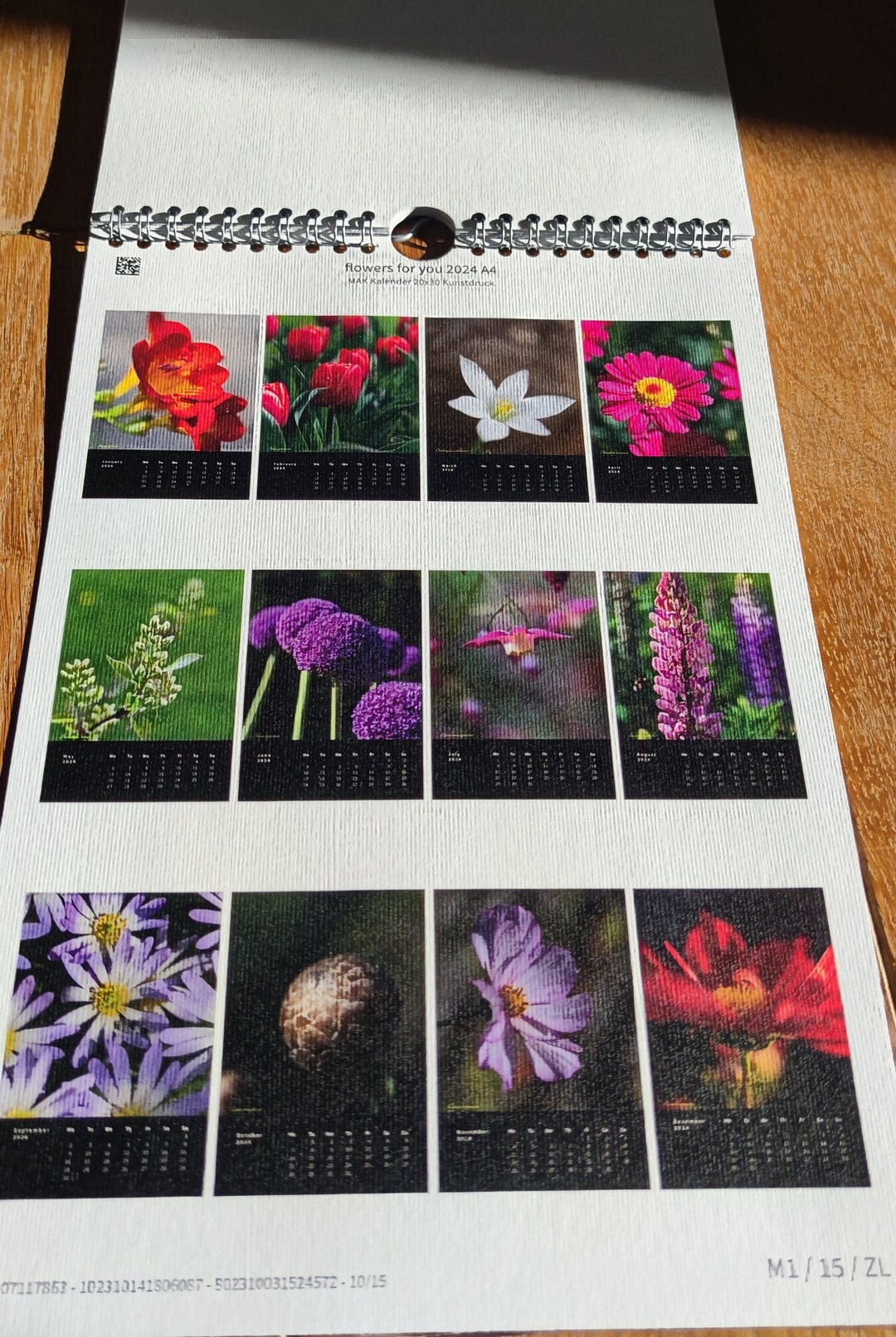 Exclusive Flowers for You 2024 Calendar - Etsy