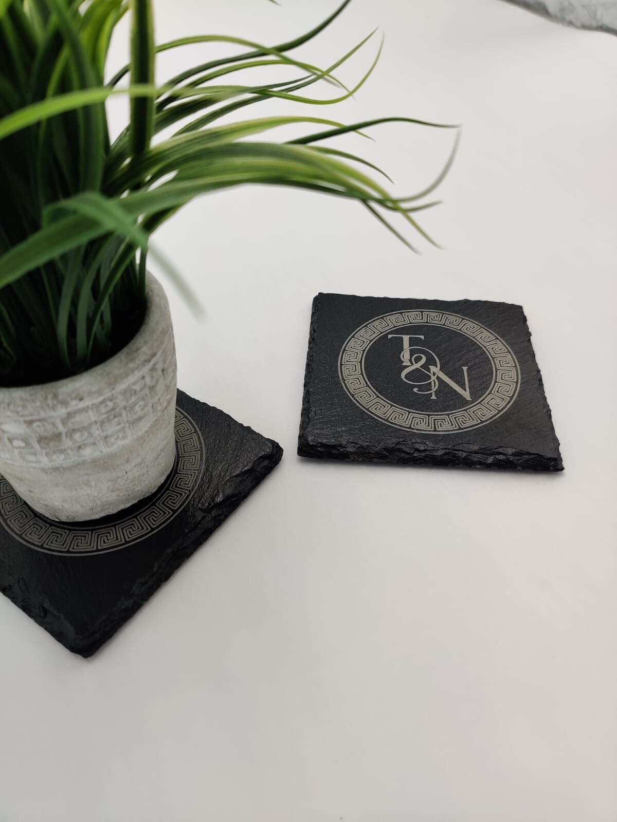 Personalized Stone Coasters, Wedding Gifts, Custom Slate Coasters ...