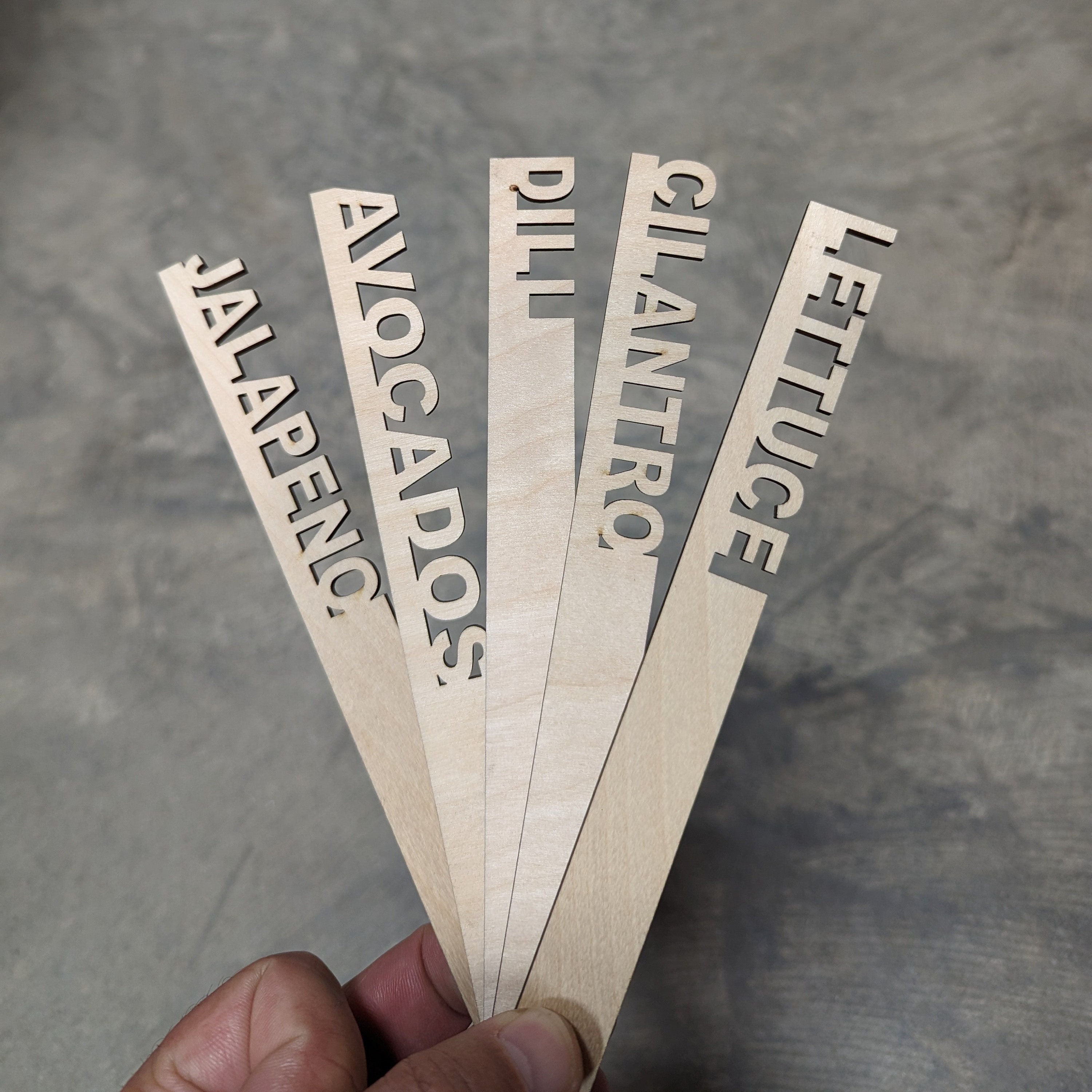 Herb Tags // Garden Labels // Plant Tags // Custom // Vegetable Tag ...