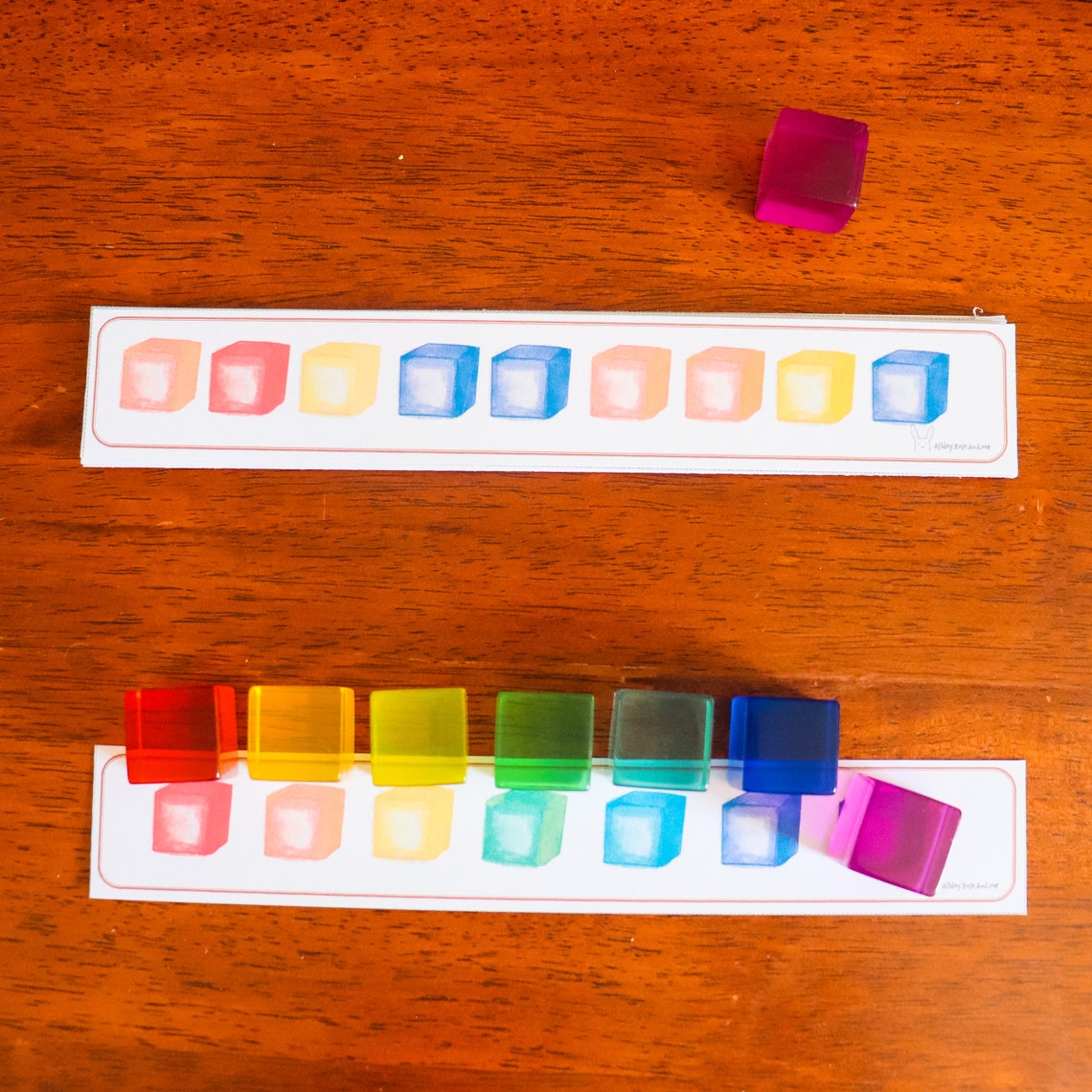 Lucite Cubes Play Cards Lucent Cubes Play Cards - Etsy