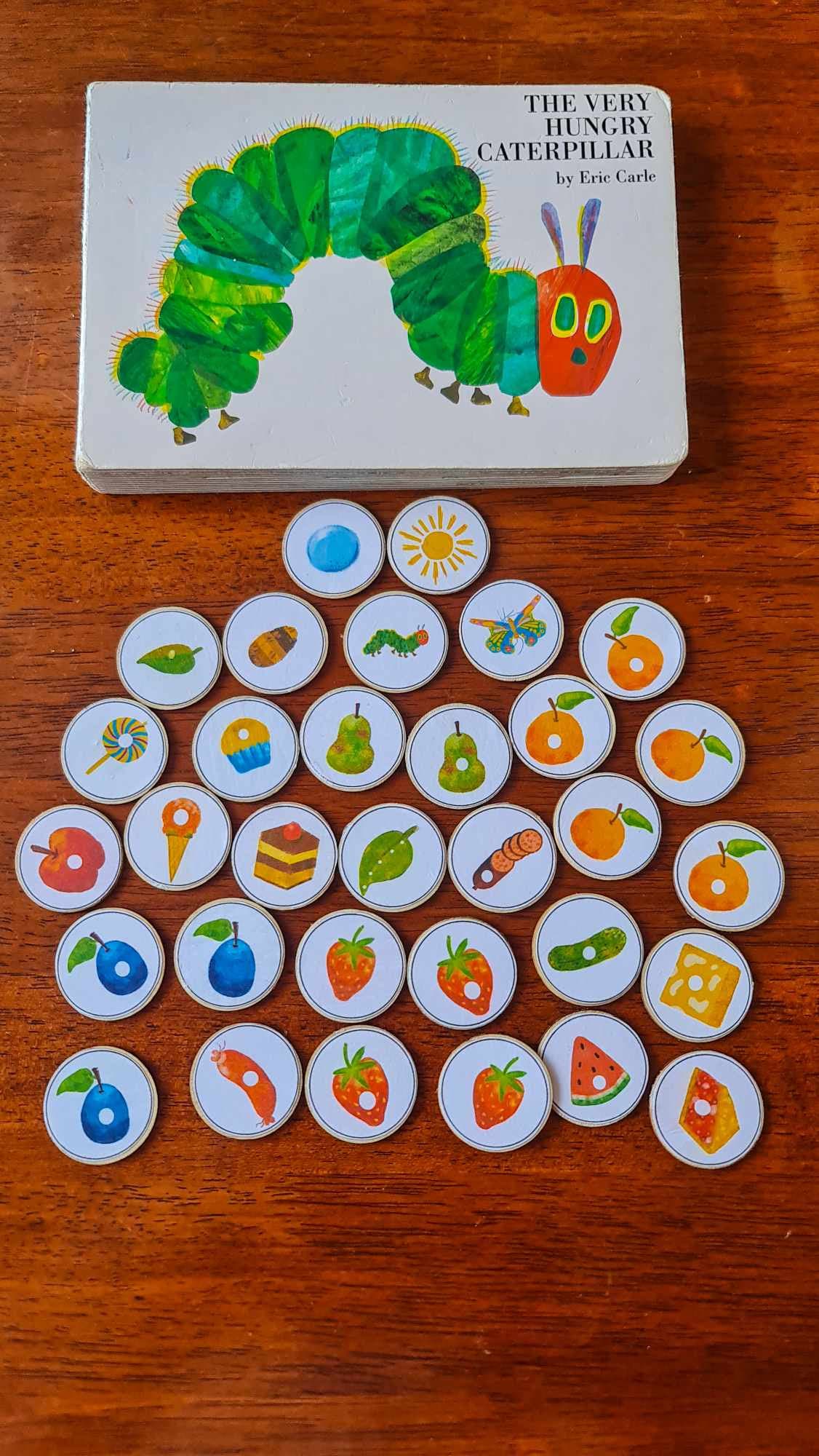 The Very Hungry Caterpillar 32-piece Story Discs Stone Sensory Stone ...