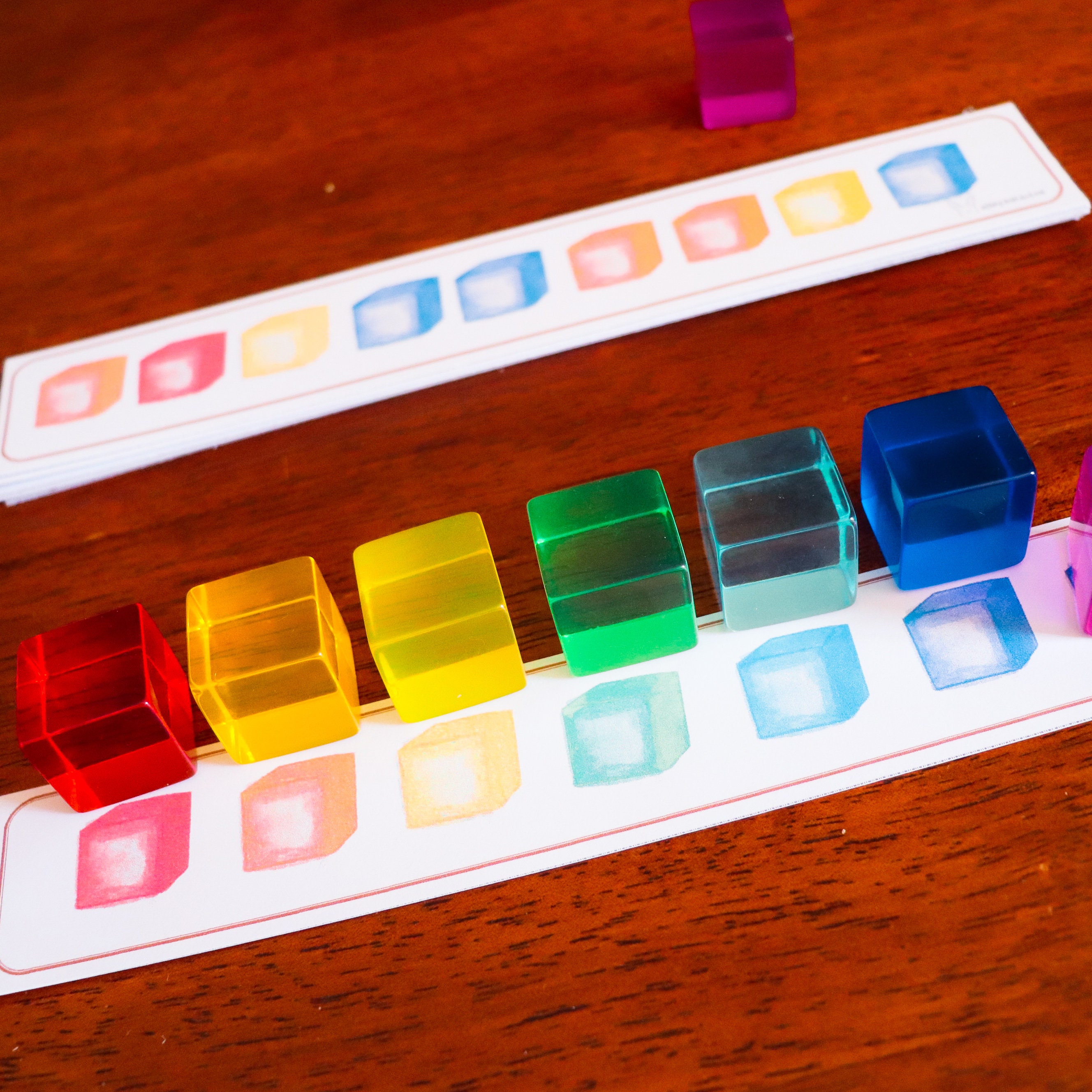 Lucite Cubes Play Cards Lucent Cubes Play Cards - Etsy