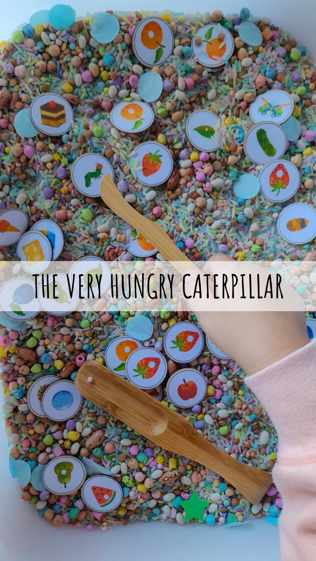 The Very Hungry Caterpillar 32-piece Story Discs Stone Sensory Stone ...