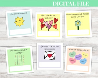 Spanish Valentine Cards - Etsy