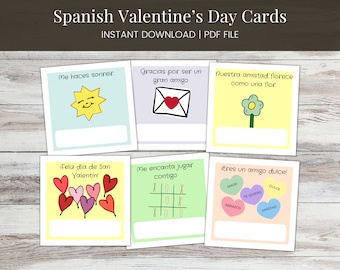 Printable Valentine's Day Cards in Different Languages - Etsy