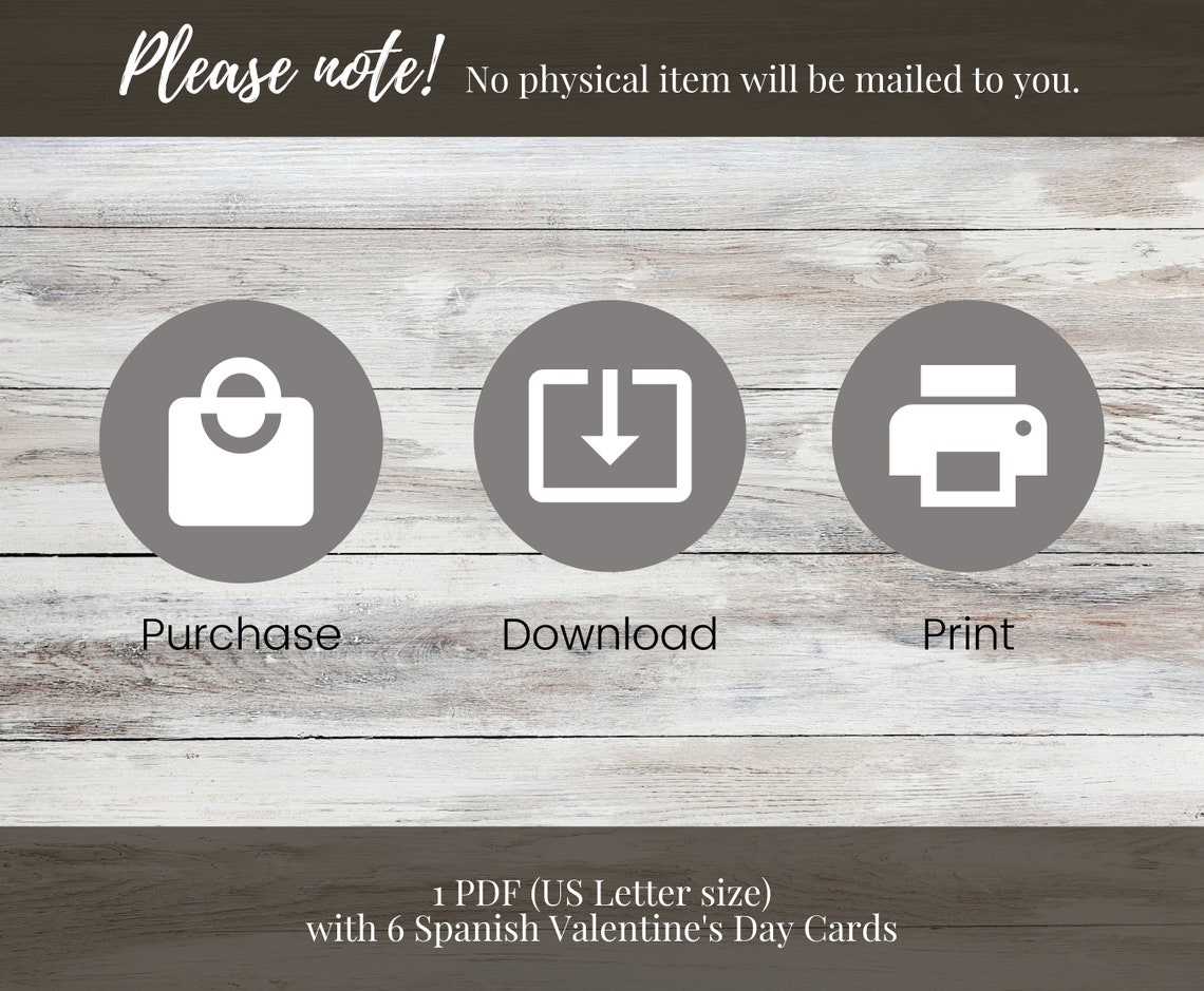 Spanish Valentine's Day Cards, Dia De San Valentin, Kids, Printable, US ...