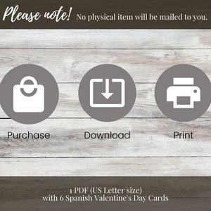 Spanish Valentine's Day Cards, Dia De San Valentin, Kids, Printable, US ...