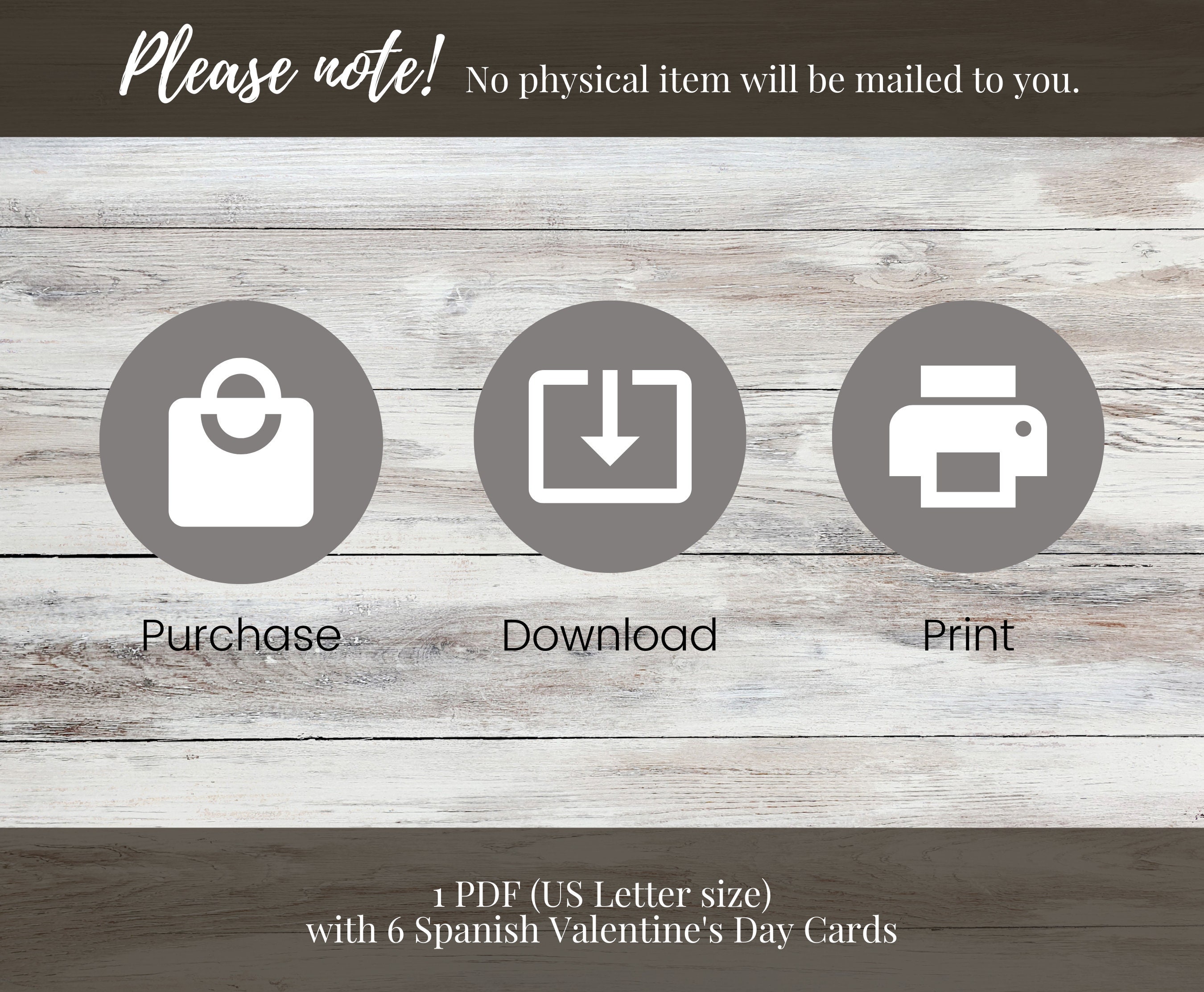 Spanish Valentine's Day Cards, Dia De San Valentin, Printable, US ...