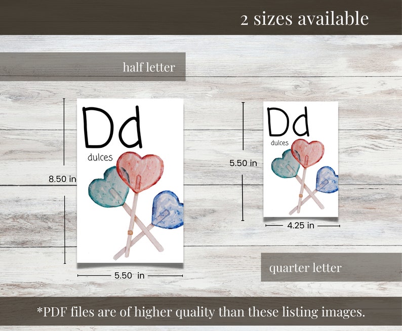 Spanish Alphabet Cards, Printable Educational Cards, Preschool ...