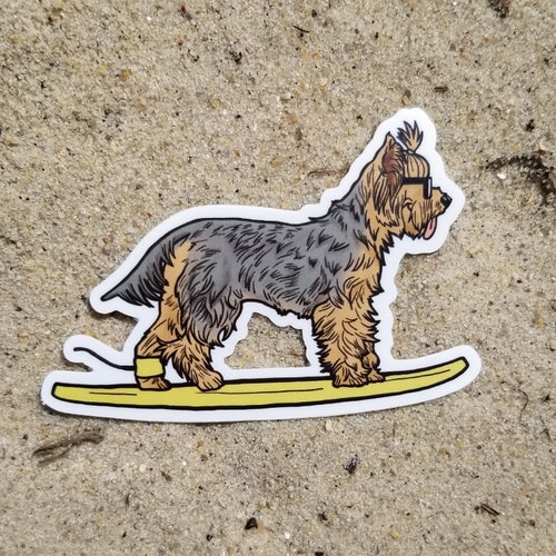 Yorkie Sticker Yorkshire Terrier Chibi Puppy Dog Vinyl - Etsy