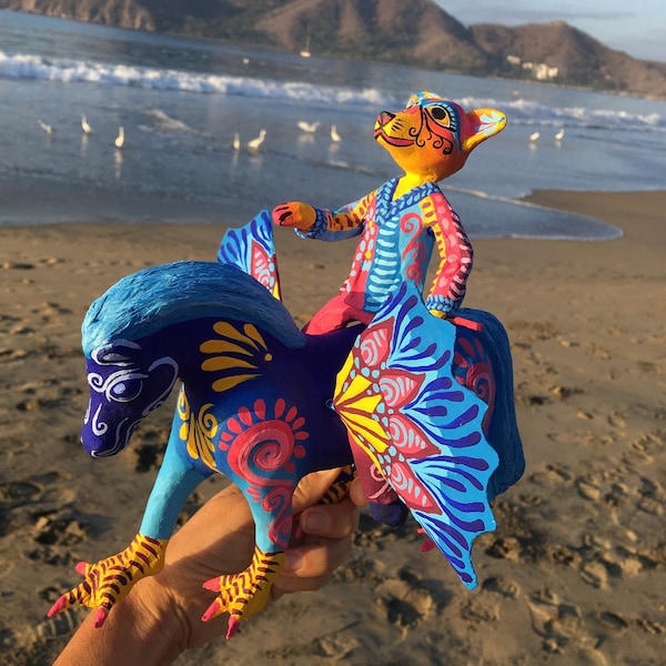 Paper Mache Dog - Etsy