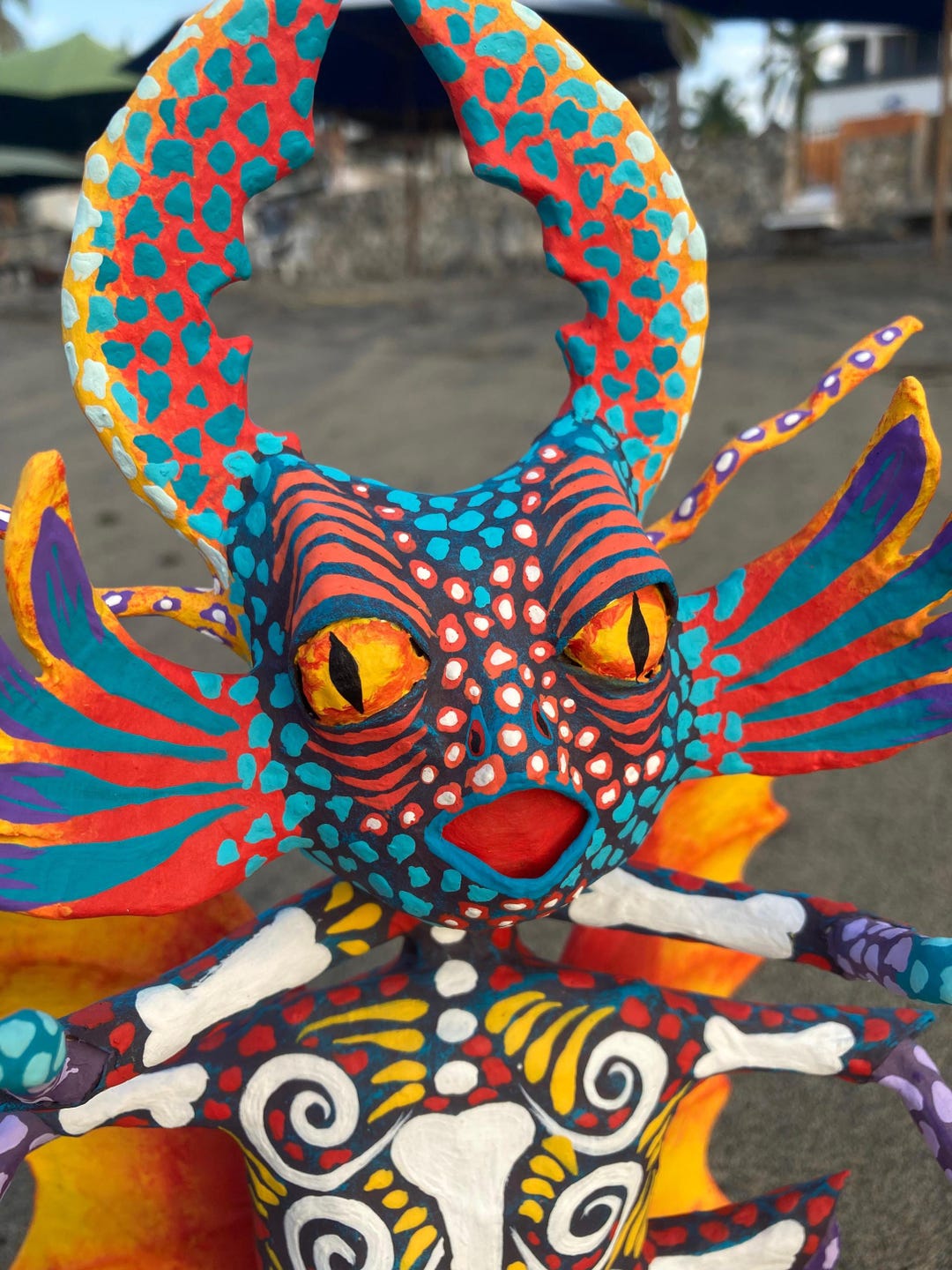 Mexican Paper Mache Alebrije Mexican Art, Mexican Alebrije Figurine ...