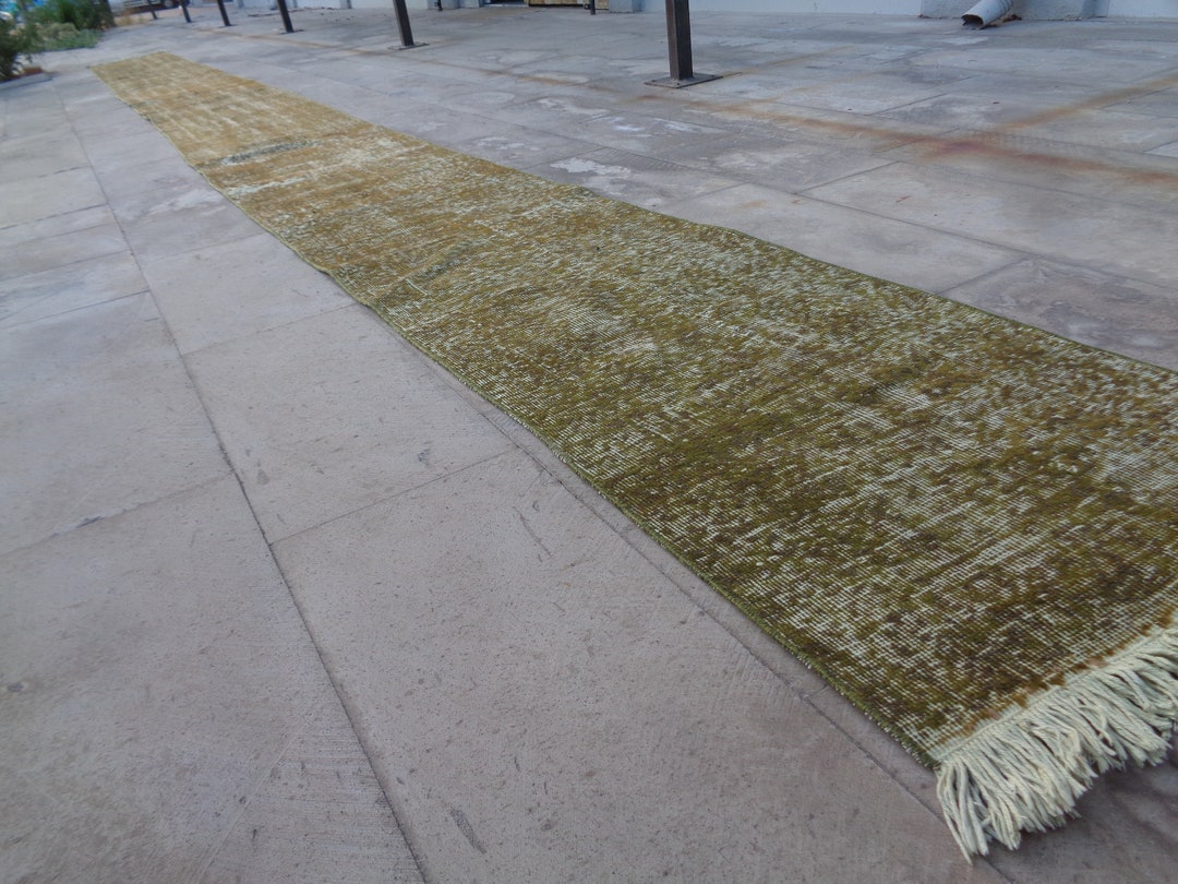 2x20 Ft Green Stairs Runner, Extra Long Runner, Runner for Wedding ...