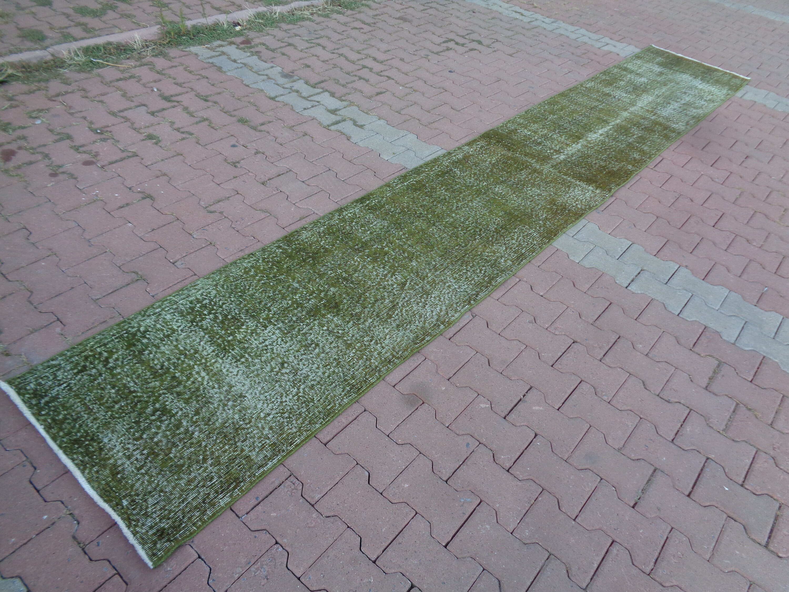 Green Stairway Runner Extra Long Runner Rug Runner for - Etsy